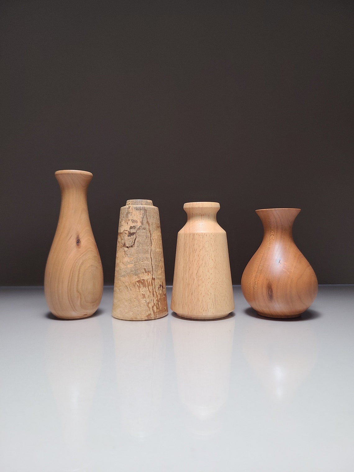 Twig Pot Cherry Small Vase Wood Vase for Flowers Small Vase - Etsy