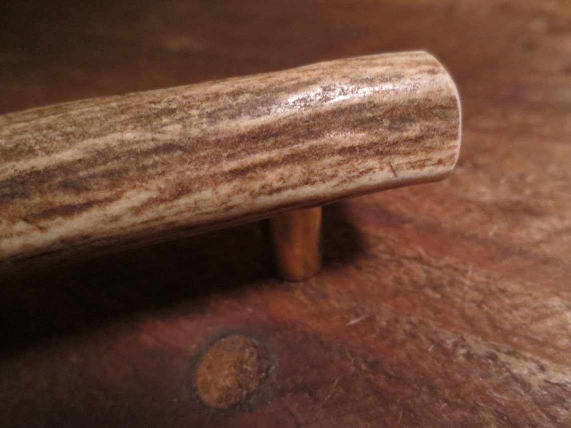 Real Deer Antler Handle 5" Handles Pulls for Cabinet Doors and Drawers ...