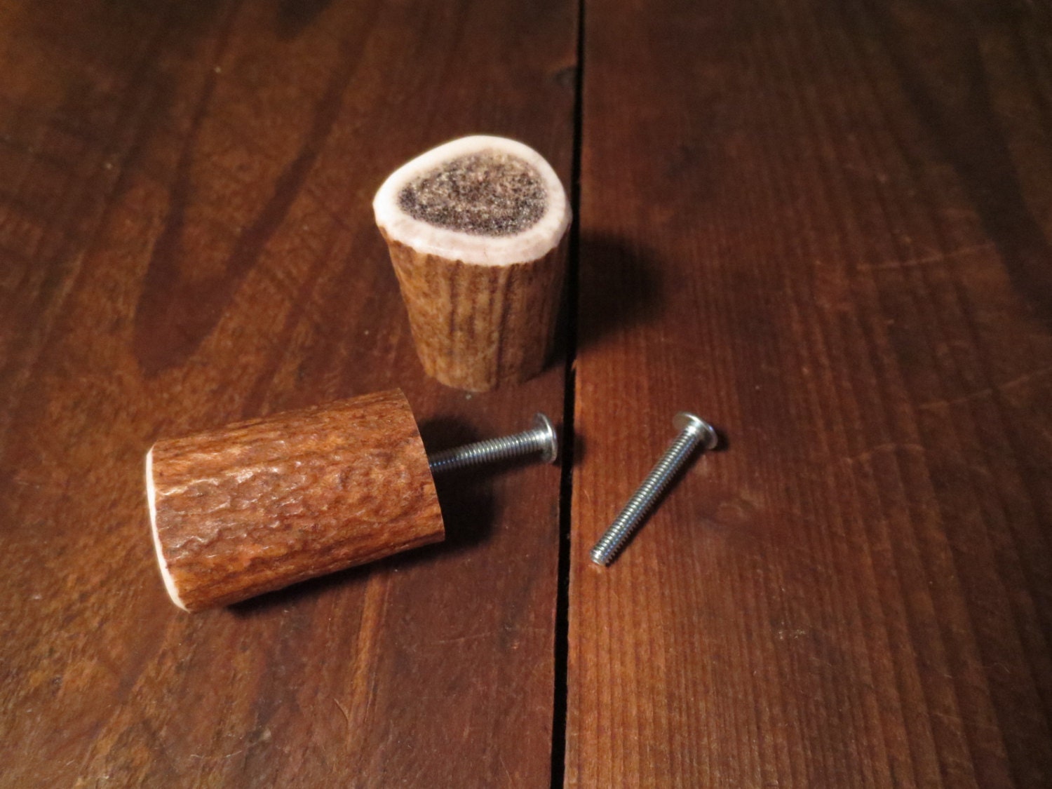 Real Elk Antler Knob Knobs Pulls for Cabinet Doors, Drawers, Dressers ...