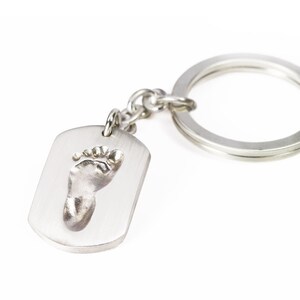 Actual Footprint Keychain Personalized Custom Keychain - Etsy