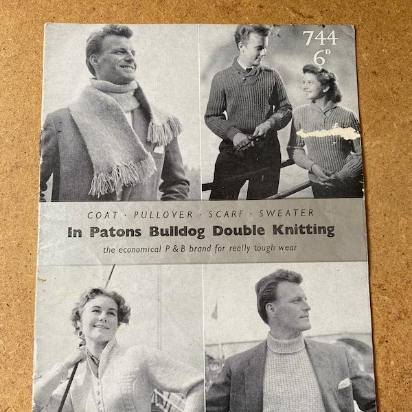 Bulldog Knitting Pattern - Etsy