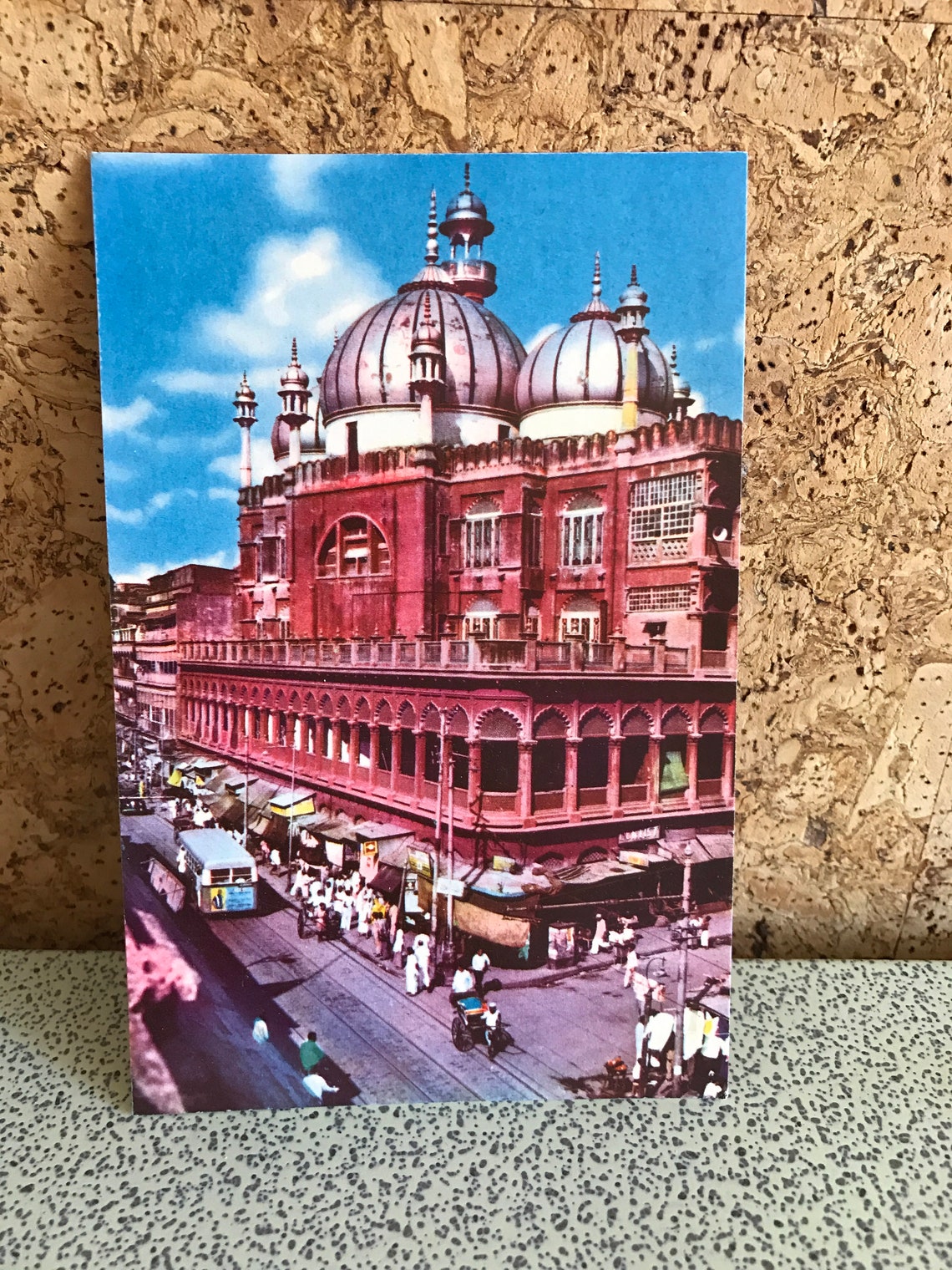 Vintage Indian Postcard of the Nakhoda Mosque, Calcutta. ITC 1960s - Etsy