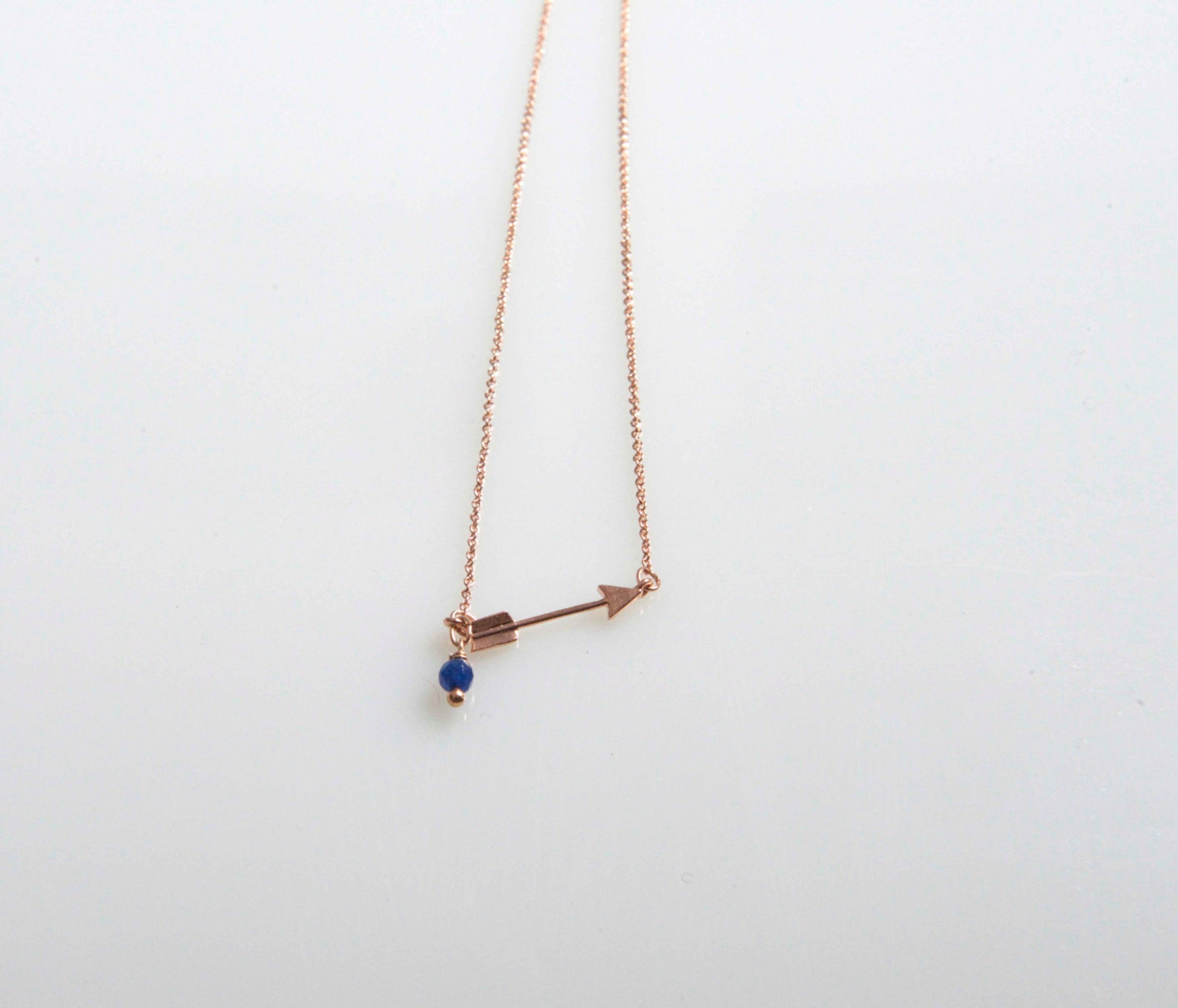 Little Arrow Necklace Minimalist Necklace Gold Plated Arrow - Etsy