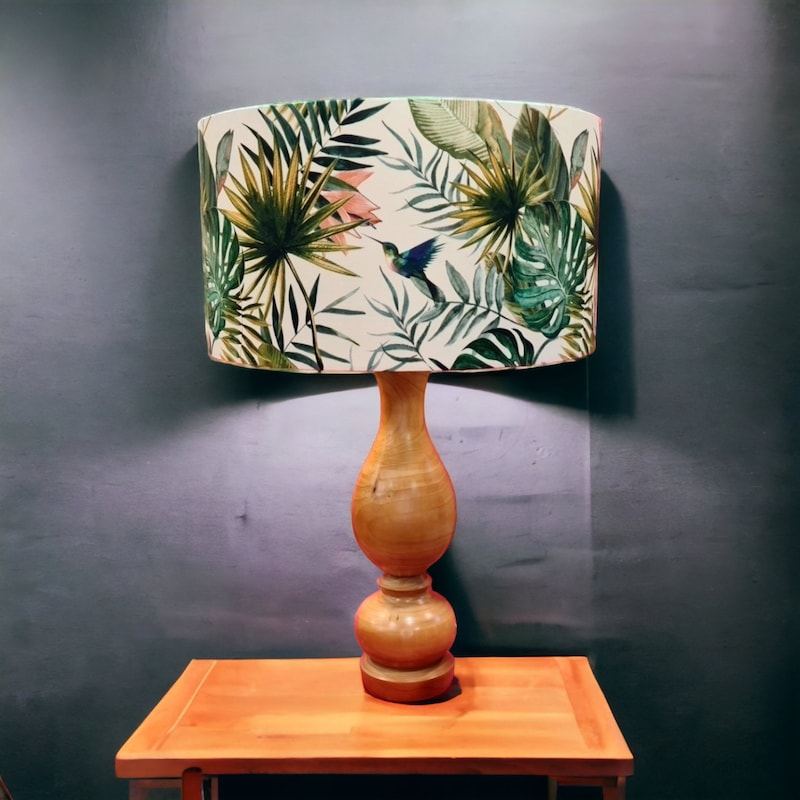Jungle Fabric Lamp Shade - Etsy UK