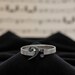 Sterling Silver Bass Clef Ring, Music Lover Gift, Personalized - Etsy