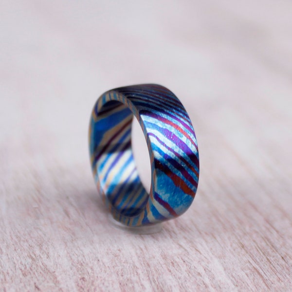 Timascus Signet Ring - Etsy