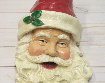 Plaster Santa | Etsy