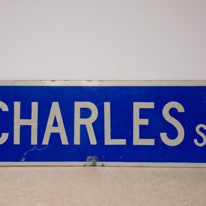 Vintage Retired Street Sign Authentic Original City Street Sign Charles ...