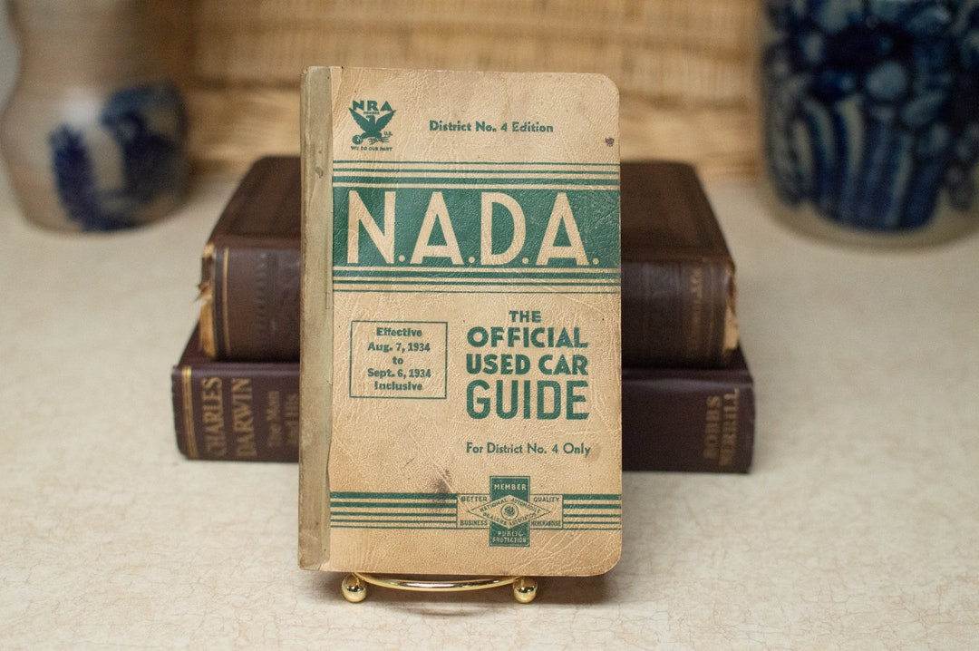 Vintage NADA Official USED Car Guide Automobilia Car Buying Guide - Etsy