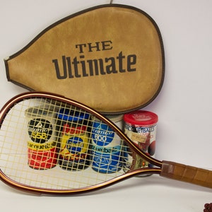 Vintage Racquetball Grouping the Ultimate Olympian Racket and 4 ...