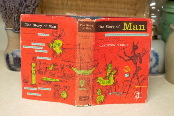 Vintage Hardcover Book the Story of Man by Carleton S. Coon - Etsy