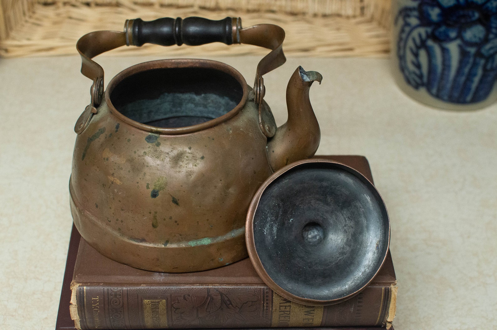 Primitive Small Copper Kettle With Matching Lid - Etsy