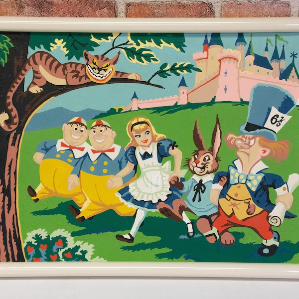 Alice in Wonderland Paint by Numbers - Etsy