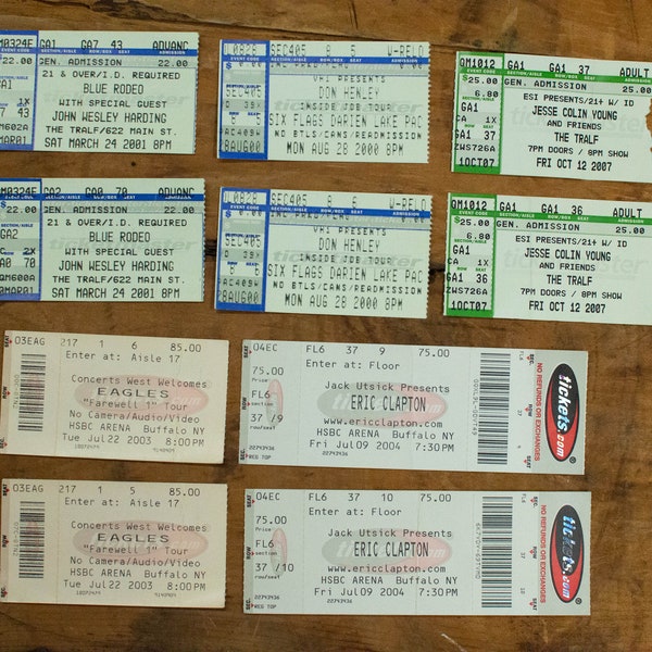 Rodeo Ticket Art - Etsy