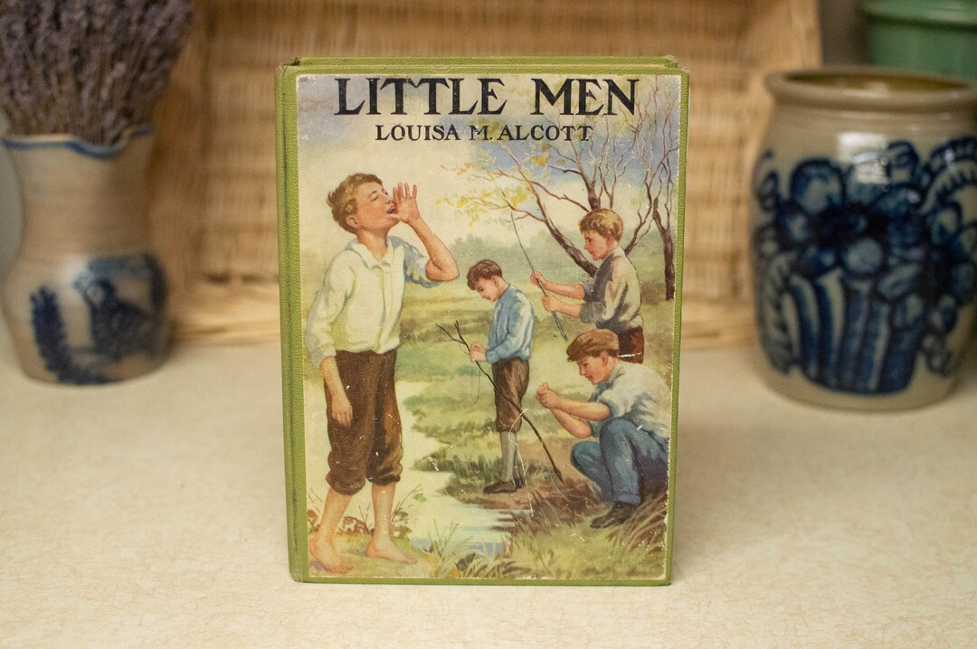 Vintage Hardcover Book Little Men by Louisa May Alcott - Etsy