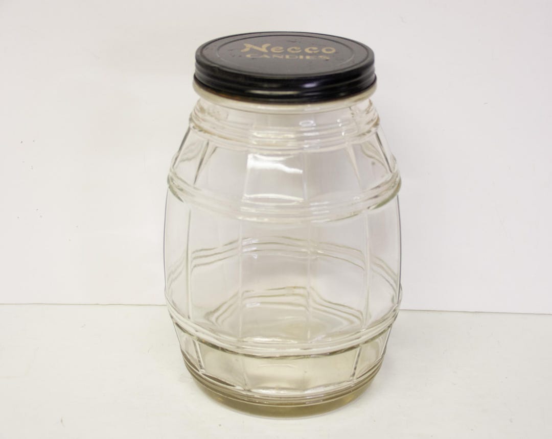 Vintage General Store Candy Glass Jar Counter Display Necco Candies - Etsy