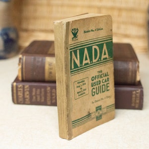 Vintage NADA Official USED Car Guide Automobilia Car Buying Guide - Etsy