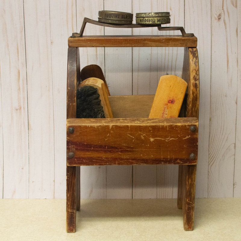 Shoe Shine Stand - Etsy