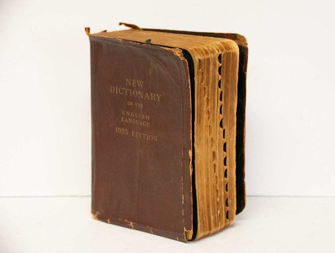 Vintage Collier's New Dictionary of the English Language 1925 Edition ...