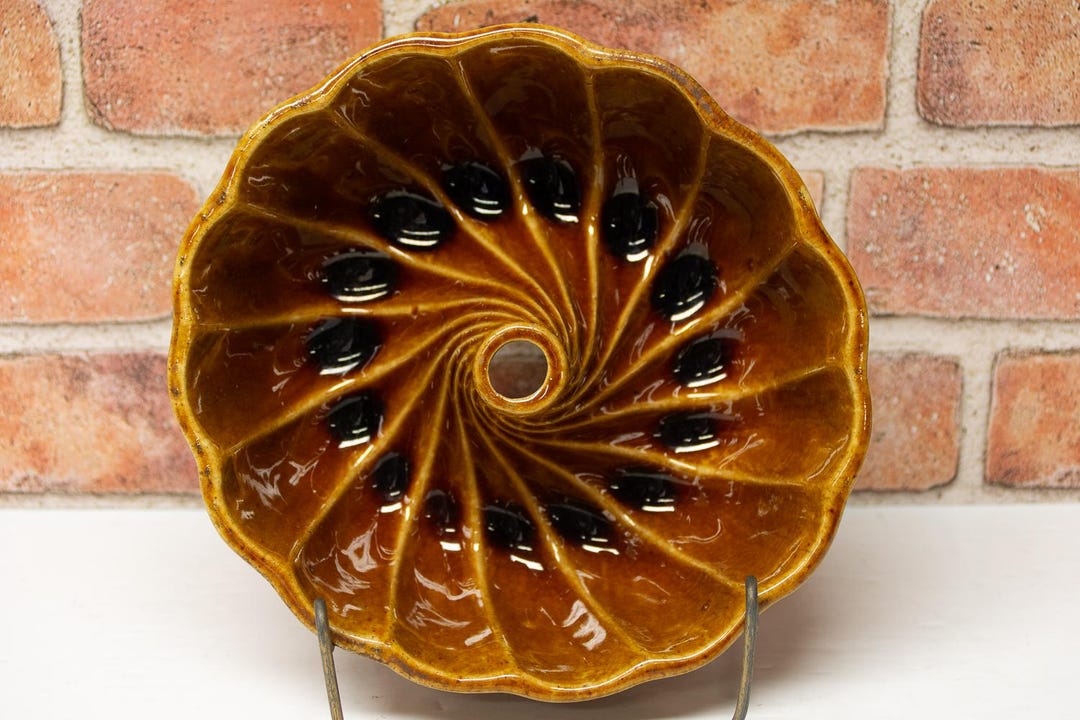 Antique Pottery Stoneware Turks Head Mold Bennington Rockingham Glaze Redware - Etsy