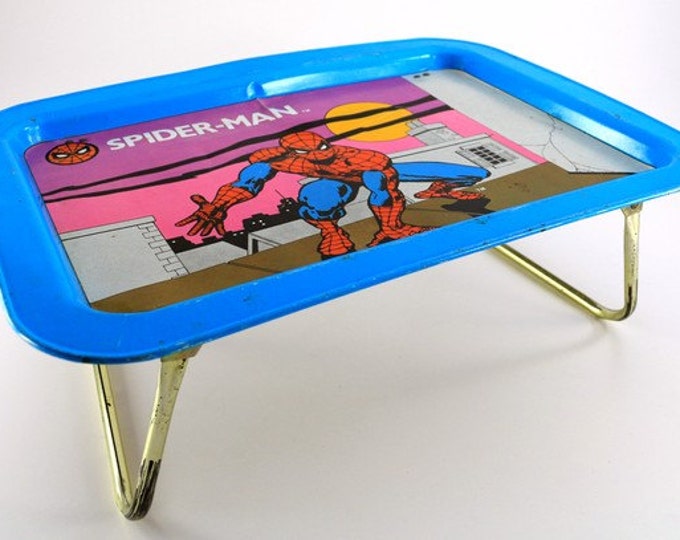 1979 Spider-man TV Tray - Marvel Comics - Etsy