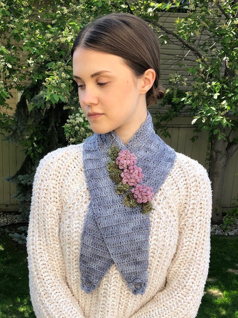 Crochet Pattern Collection 1 Floral Botanical Scarves - Etsy
