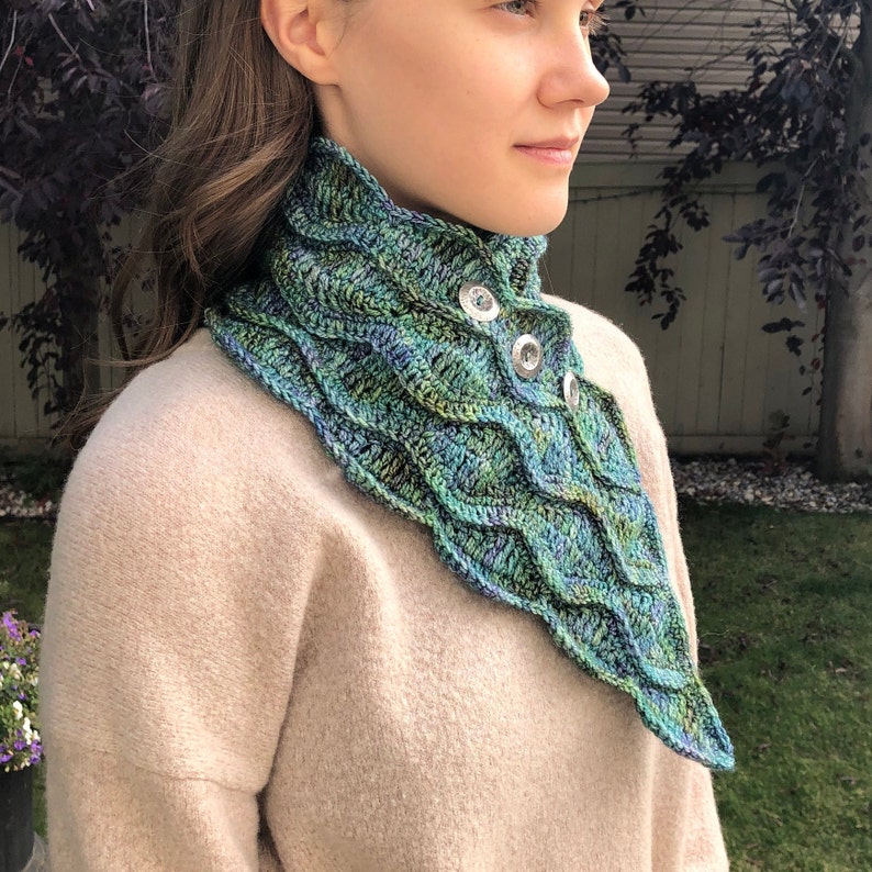 Calming Waves Scarf Crochet Pattern Crochet Scarf Patterns - Etsy