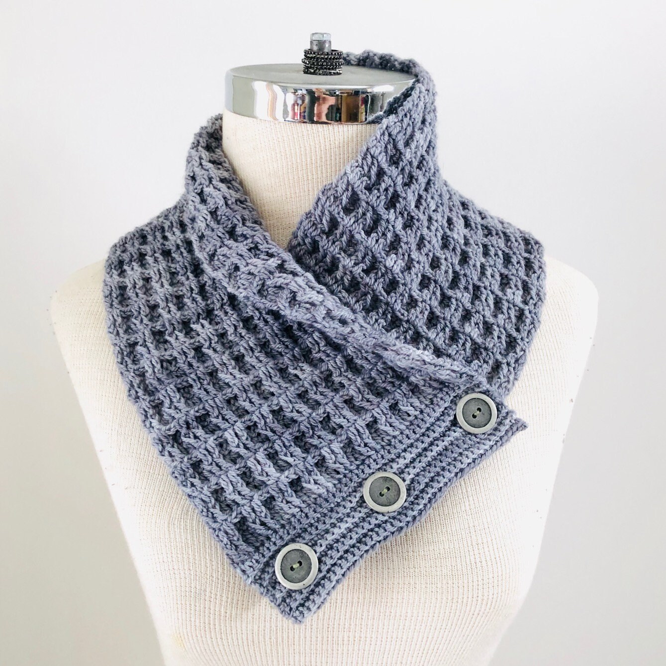 Waffle Ribbed Scarf Crochet Pattern Men's Scarf Pattern | Etsy