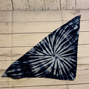 Bandana- Triangle Shaped Tie Dyed Bandana - Etsy