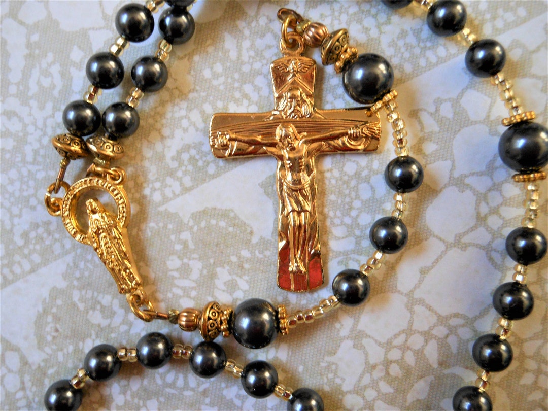 Holy Trinity Rosary-catholic Traditional 5 Decade Rosary - Etsy