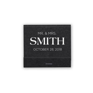 Mr and Mrs Wedding Matchboxes, Matches, Personalized Wedding Favors ...