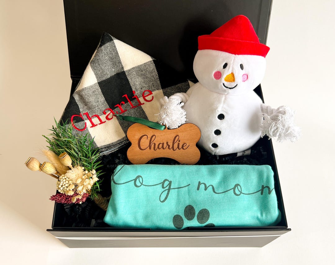 Large Dog Christmas Gift Box, Dog Mom Box, New Puppy, Loss of Pet, Dog ...