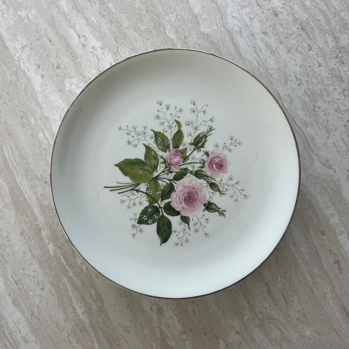 Embassy Rose Dinnerware USA Vitrified China - Etsy