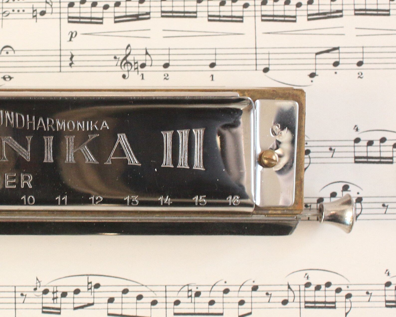 Vintage Harmonica M. Hohner chromonika Iii Key of - Etsy