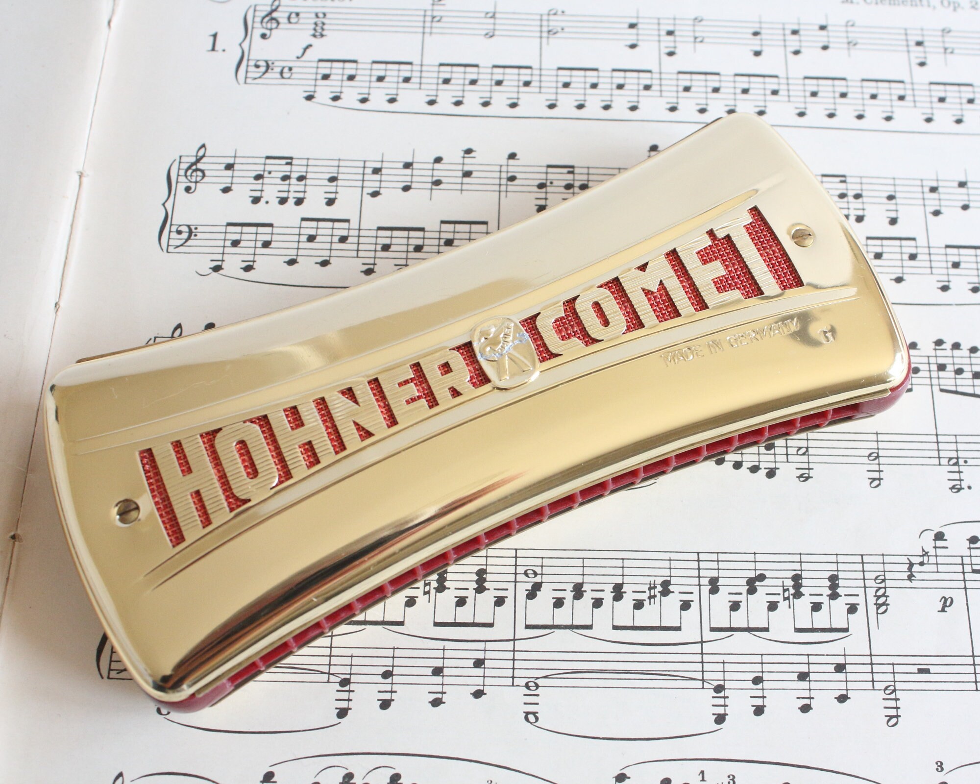 Harmonica Hohner Comet With Original Box Vintage Double Sided - Etsy Canada