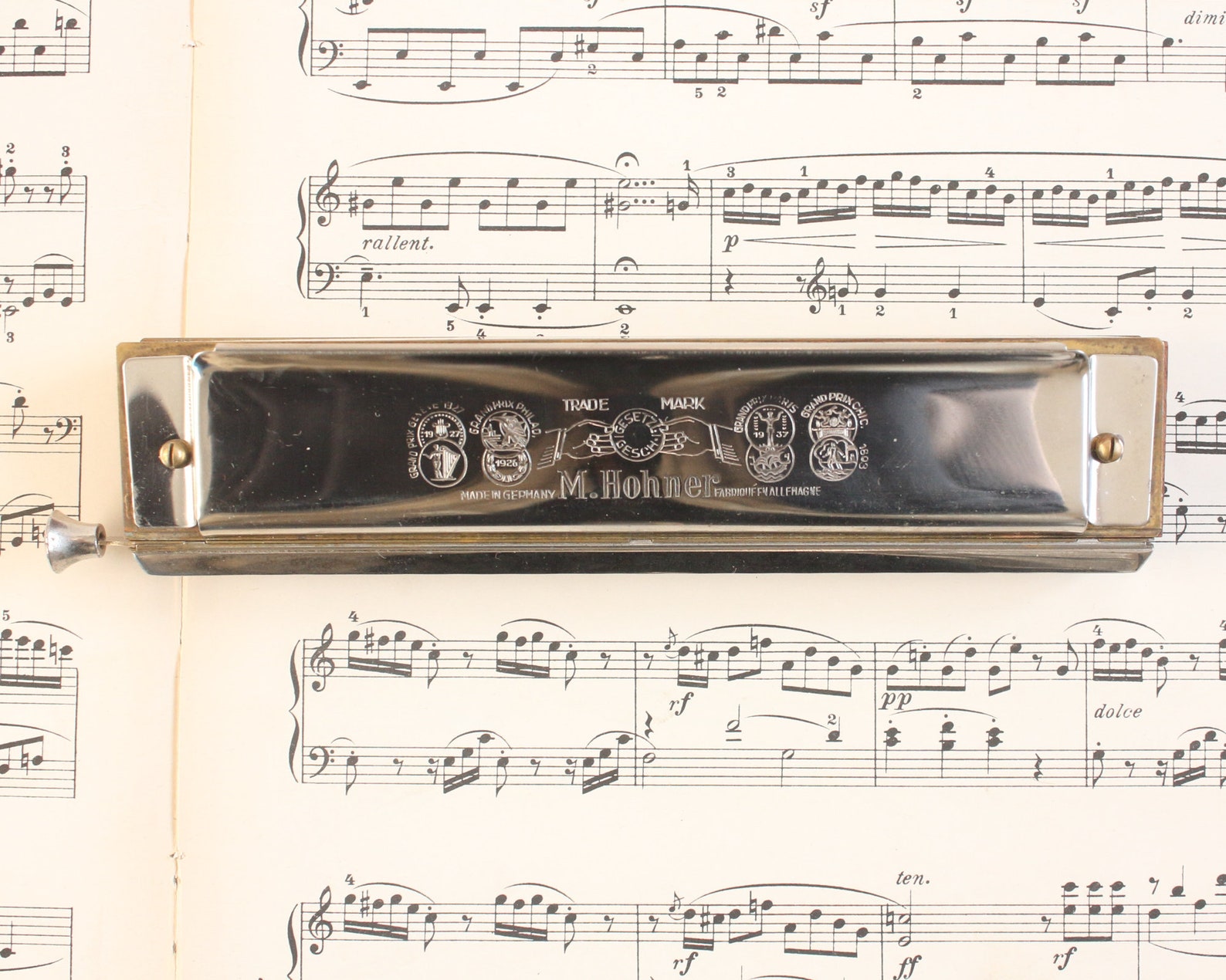 Vintage Harmonica M. Hohner chromonika Iii Key of - Etsy