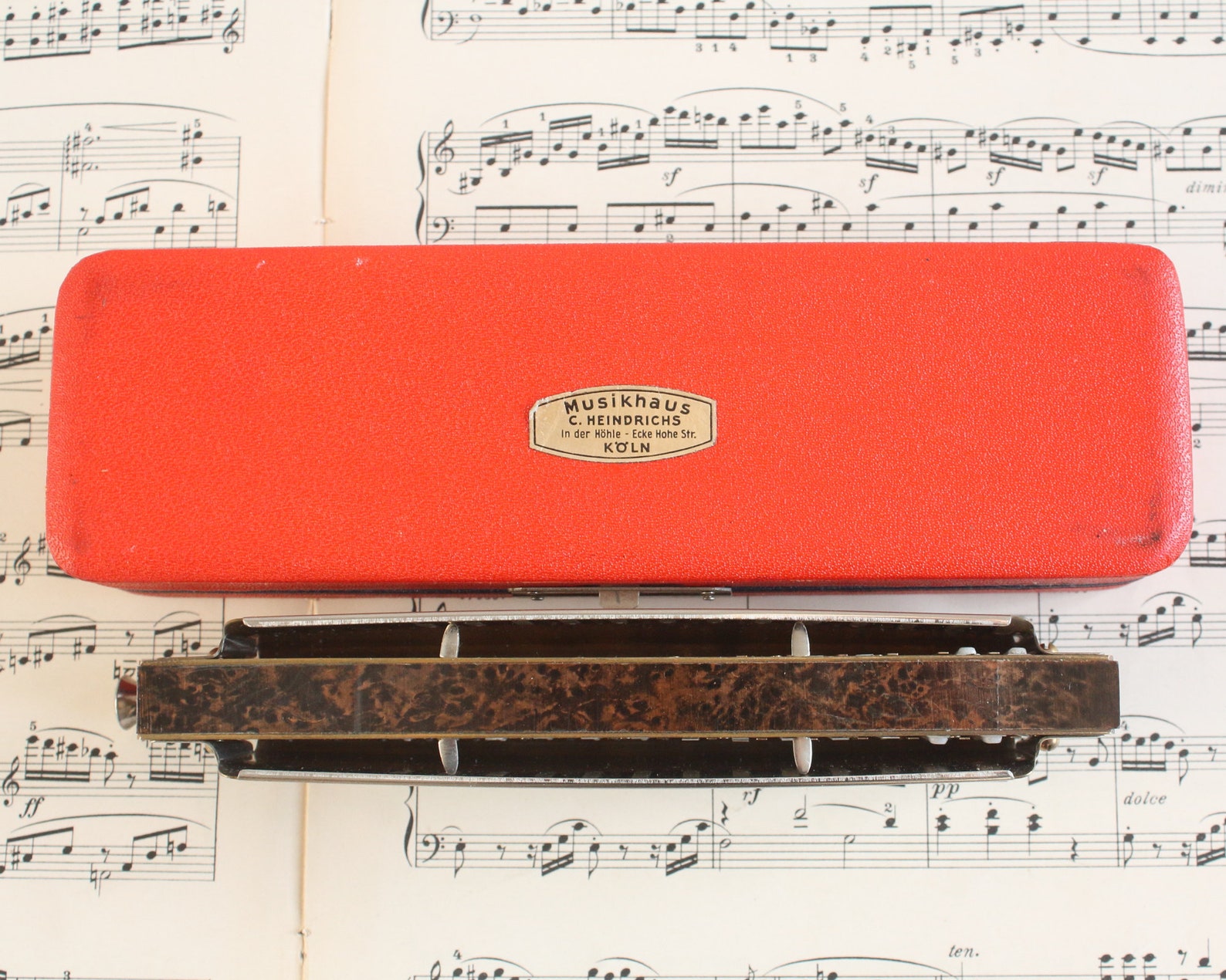 Vintage Harmonica M. Hohner chromonika Iii Key of - Etsy