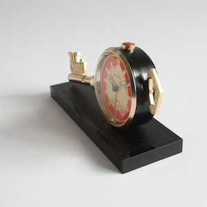 Alarm Clock Slava, Vintage Key Shaped Wind-up Clock, Key of Moscow ...