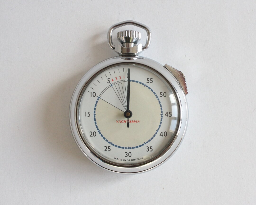 Yachtsman Stopwatch, Sailing Regatta Stopwatch, Vintage Ingersoll ...
