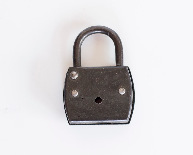 Padlock wally With Keys Vintage Green Padlock | Etsy