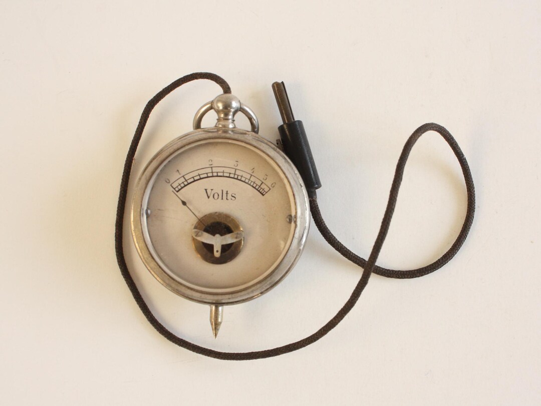 Antique Pocket Voltmeter, Pocket Watch Style Meter 1930’s, Collectible ...