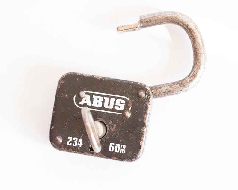 Vintage Padlock With Key Old Padlock Vintage Decor Steampunk | Etsy