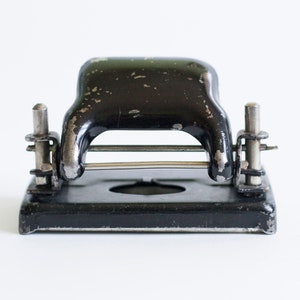 Vintage Office Hole Puncher, Old Desk Perforator - Etsy