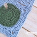Crochet Granny Square Water Lily & Lily Pad Pattern - Step by Step ...