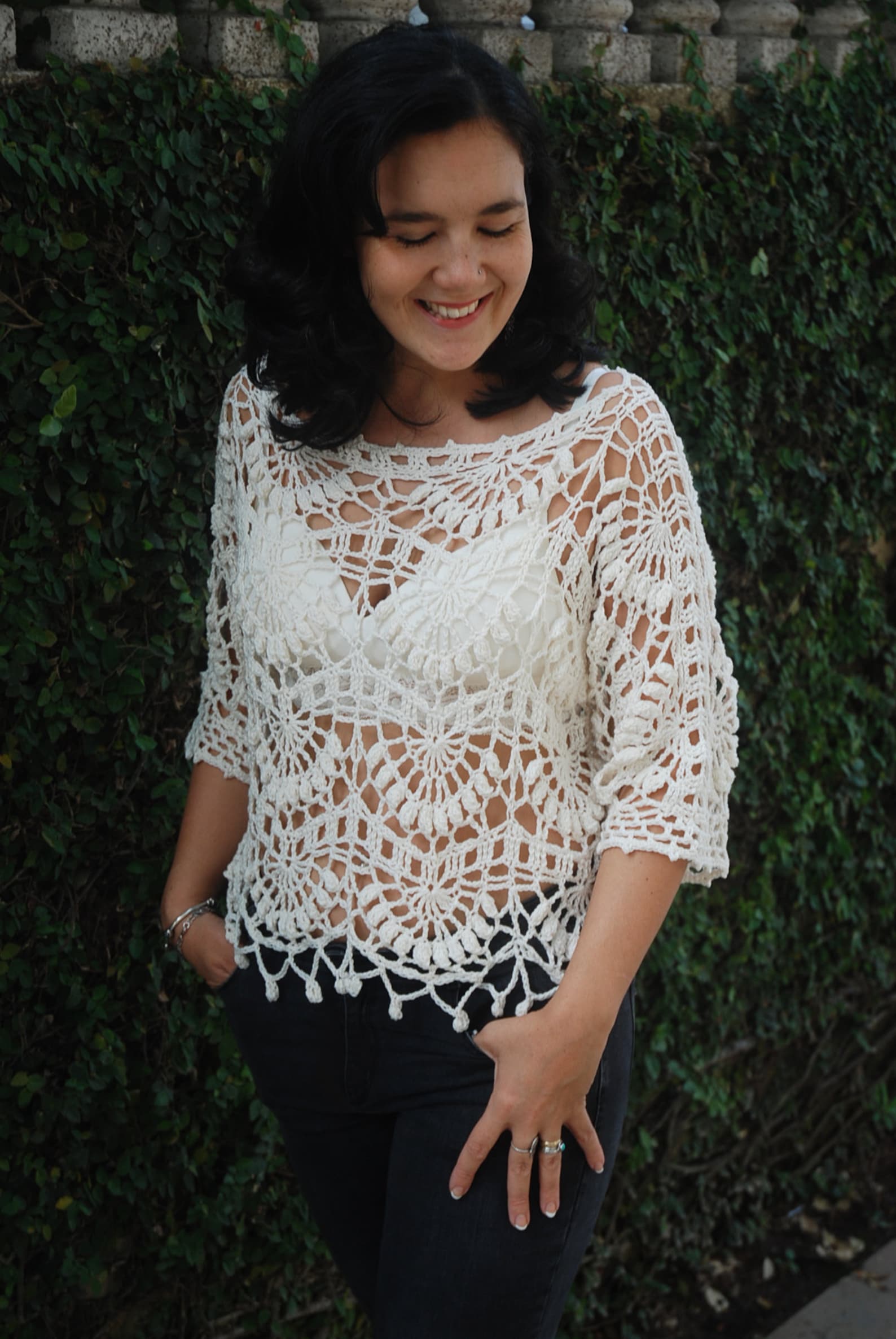 Crochet Top Pattern | Crochet Tunic Pdf | Crochet Boho Tunic | Easy ...