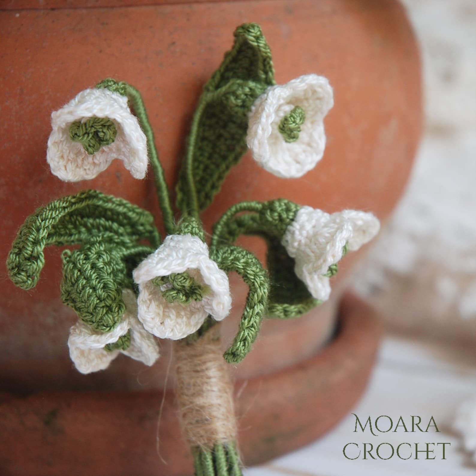 Crochet Snowdrops Flower Pattern Step by Step Crochet Flower | Etsy
