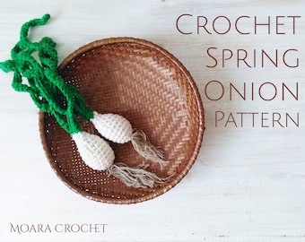 Crochet Onion Pattern Make Your Own Crochet Root Vegetable | Etsy