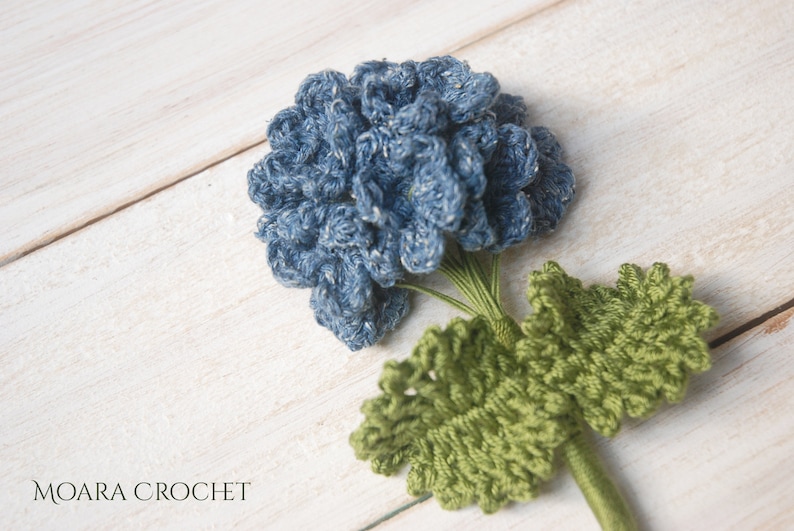 Crochet Hydrangea Crochet Pattern Flower Pattern - Etsy