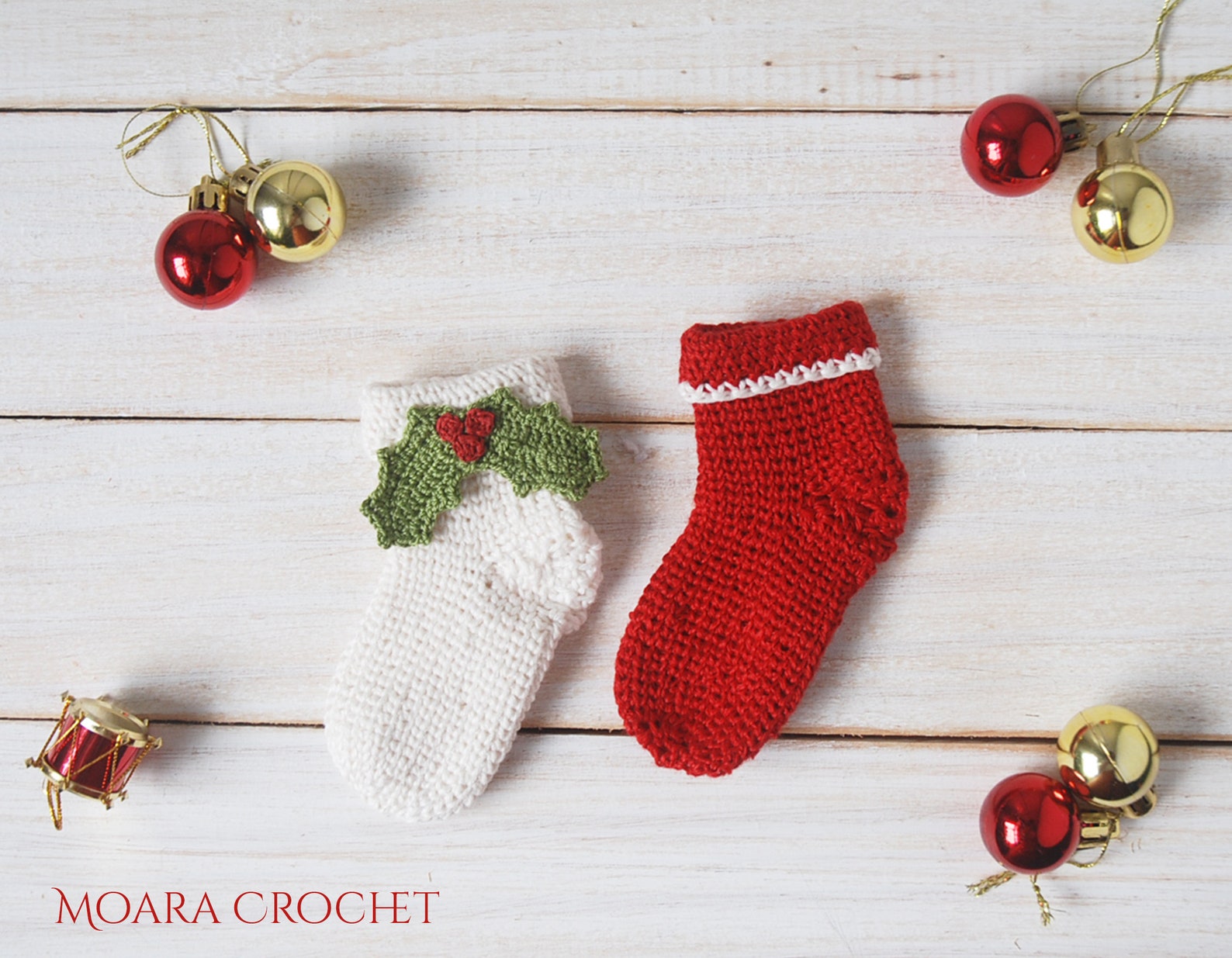 Crochet Stocking Pattern - Perfect for Christmas Tree Decorations or as ...