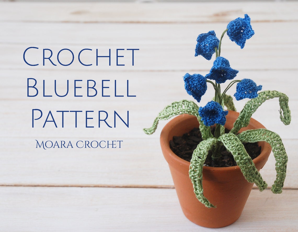 Crochet Bluebell Flower Pattern Easy Step by Step Crochet - Etsy